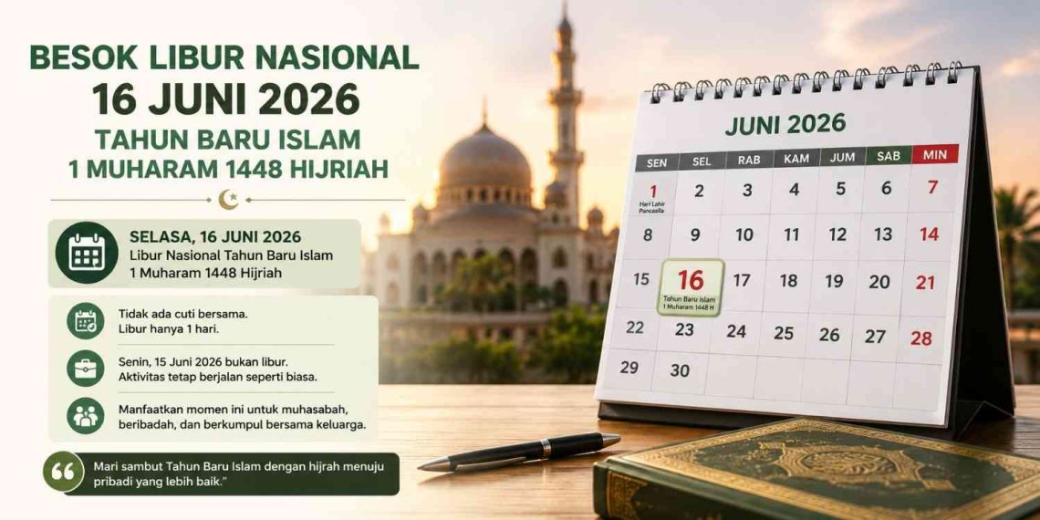 Besok Libur Apa? Selasa 16 Juni 2026 Libur Nasional Tahun Baru Islam ...
